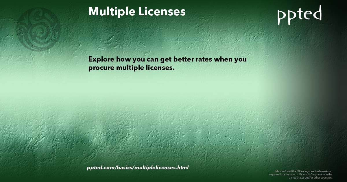 Multiple Licenses