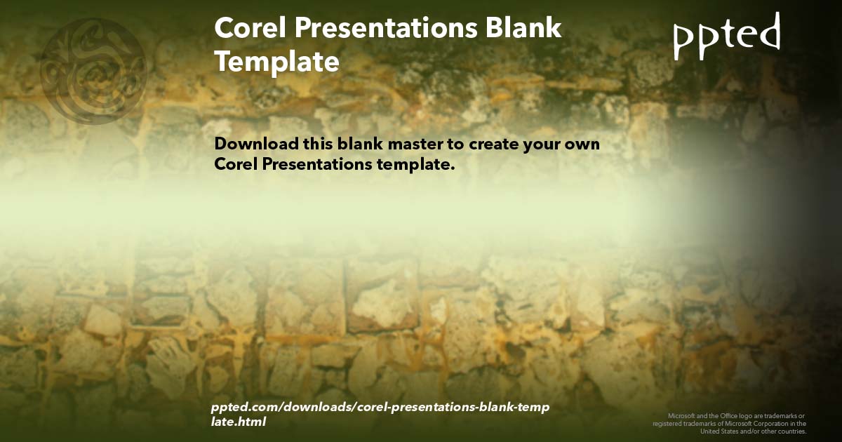 Corel Presentations Blank Template
